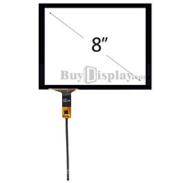 8"Capacitive Touch Panel 5-Point Multi Touch with Controller GT911