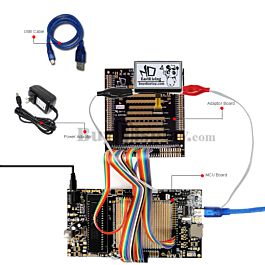 8051 Microcontroller Development Board for Graphic LCD ERC12864-6