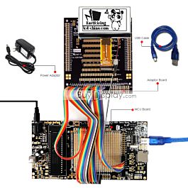 8051 Microcontroller Development Board for Graphic LCD ERC13265-1