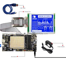 8051 Microcontroller Development Board for Graphic LCD ERM320240-1