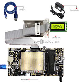 8051 Microcontroller Development Board for Character LCD ERM802-3