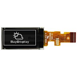 White 0.72 inch Grayscale OLED Display Panel 128x72 Serial SPI