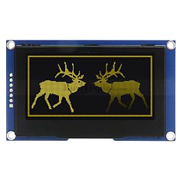 SPI Yellow 2.7 inch OLED Display Module 256x128 Arduino,Raspberry Pi
