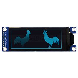 Blue 2.45 inch Grayscale OLED Display Module 304x96 Arduino,Raspberry Pi