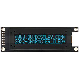 SPI Blue 20x2 Character OLED Display Module for Arduino,Raspberry Pi
