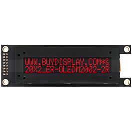 SPI Red 20x2 Character OLED Display Module for Arduino,Raspberry Pi