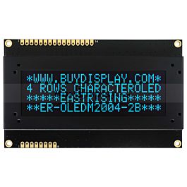 SPI Blue 20x4 Character OLED Display Module for Arduino,Raspberry Pi