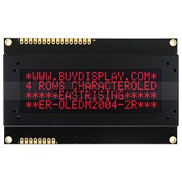SPI Red 20x4 Character OLED Display Module for Arduino,Raspberry Pi