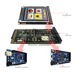 Arduino 2.8 Inch TFT LCD Touch Shield Serial SPI Example for Mega/Due