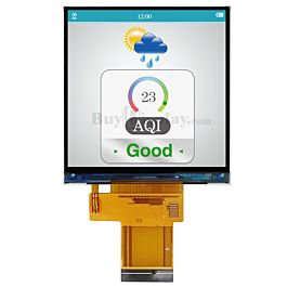 Square 3.4 inch 480x480 IPS TFT LCD Display SPI+RGB Interface