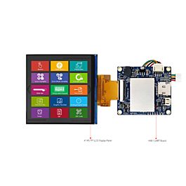 4 inch Square HMI Display 480x480 Intelligent Smart UART TFT LCD