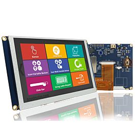 5 inch 800x480 HMI Intelligent Smart UART SPI Touch IPS TFT LCD Display
