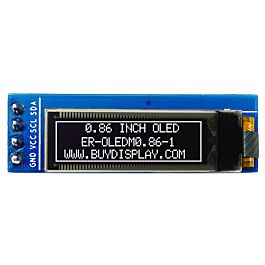 I2C White 0.86" inch OLED Display Module 96x32 Arduino,Raspberry Pi