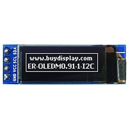 I2C White 0.91" inch OLED Display Module 128x32 Arduino,Raspberry Pi