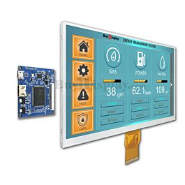 IPS 9" 1024x600 TFT LCD Dislay with Mini HDMI Board for Raspebrry PI