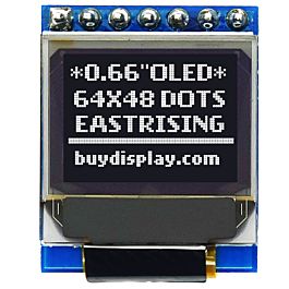 Serial SPI I2C White 0.66" inch Arduino,Raspberry Pi OLED Display 64x48